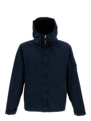 C.P. COMPANY Lenticular Hooded Jacket - Blue