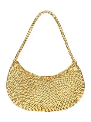 Dragon Diffusion Nova Luna Woven Shoulder Bag - Gold
