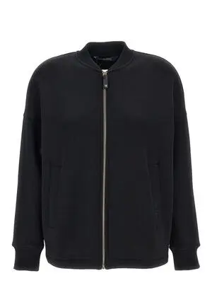 Max Mara Zip-up Bomber Jacket - Black