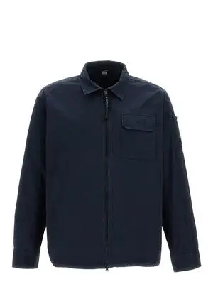 C.P. COMPANY Gabardine Overshirt - Blue