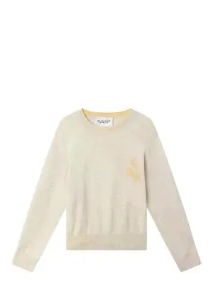 MARANT ETOILE Lanta Logo-detail Pullover - Neutrals