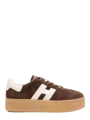 Hogan Logo-detail Platform Sneakers - Brown
