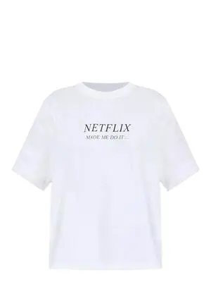 Victoria Beckham Slogan-print T-shirt - White