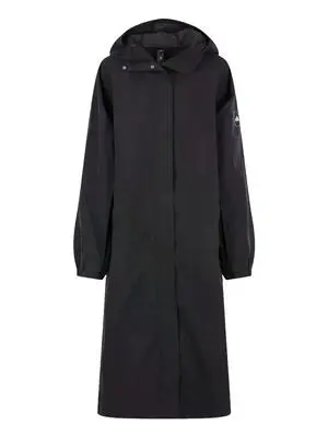 Adidas By Stella McCartney Hooded Parka Coat - Black
