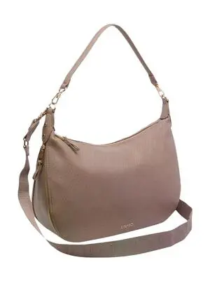 Liu Jo Logo Zip Shoulder Bag - Neutrals