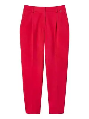 TWINSET Slits Cigarette Trousers - Red