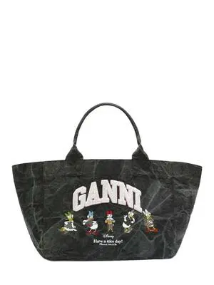 GANNI X Disney Embroidered Tote Bag - Grey