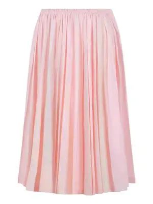 Ter Et Bantine Soleil Pleated Midi Skirt - Pink