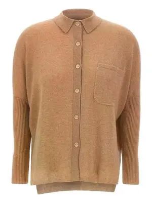 NOT SHY Button-up Shirt - Brown