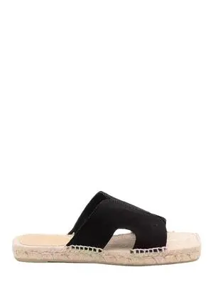 CastaÑer Priya/001 Cut-out Espadrilles - Black