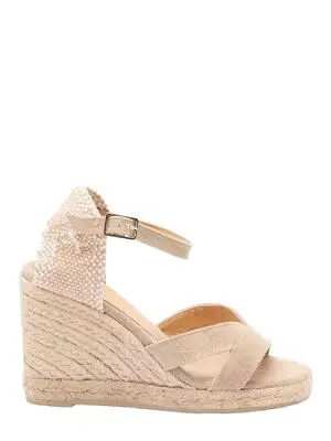 CastaÑer Ankle-strap Espadrille Wedges - Neutrals