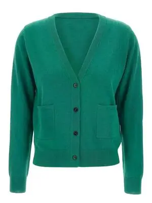 NOT SHY Ava V-neck Cardigan - Green