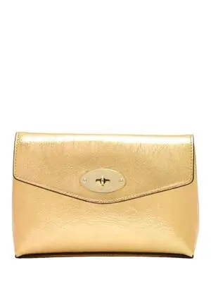 Mulberry Darley Twist Lock Clutch - Gold