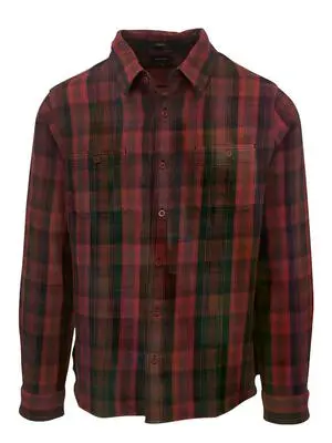 Ag Chest Pockets Shirt - Red