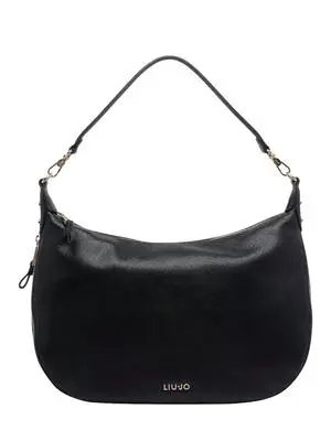 Liu Jo Logo Zip Shoulder Bag - Black