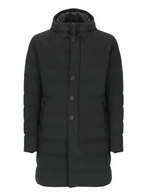 Herno Quilted Padded Coat - Black