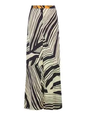 Raquel Diniz Valerie Patterned Maxi Skirt - Neutrals