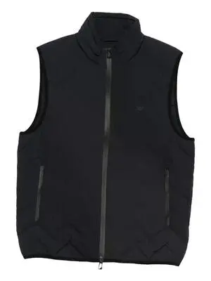 Emporio Armani Zip-up Quilted Gilet - Blue