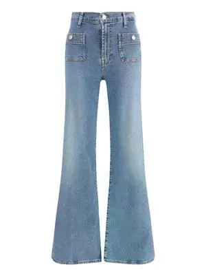 7 For All Mankind Flared Jeans - Blue