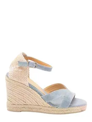 CastaÑer Bruna Criss-cross Espadrille - Blue