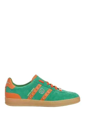 Philipp Plein Retro Rebel Star-studded Sneakers - Green