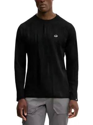 MAMMUT Waffle Long-sleeve T-shirt - Black
