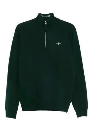Gant Half-zip Sweater - Green