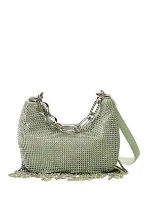 TWINSET Chain Tassel Shoulder Bag - Green