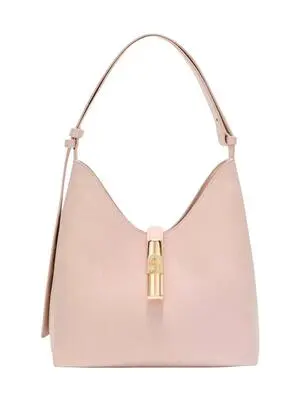 Furla Goccia Small Leather Shoulder Bag Pink