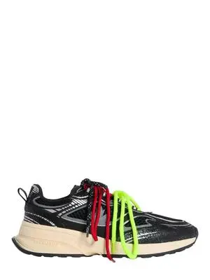 Dsquared2 Round-toe Lace-up Sneakers - Black