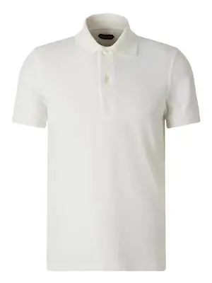 TOM FORD Buttoned Polo Shirt - White