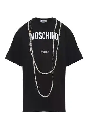 Moschino Logo-print T-shirt - Black