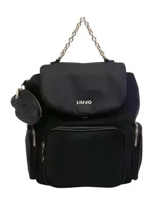 Liu Jo Logo Chain Backpack - Black