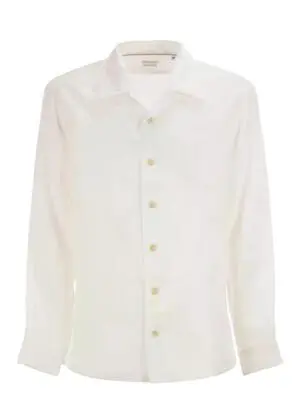 Brunello Cucinelli Classic-collar Button Shirt - White
