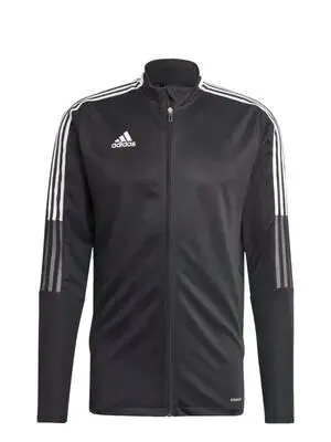 Adidas Three-stripe Panel Track Jacket - Black