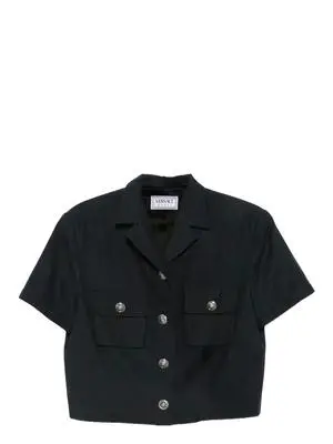 Versace 1990s Button-up Jacket - Black