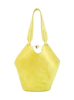 Khaite Mini Lotus Chain Tote Bag - Yellow