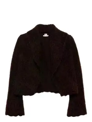 Hermès 1990s Mohair Jacket - Brown