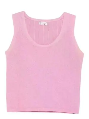 Saint Laurent 1990s Scoop-neck Vest - Pink
