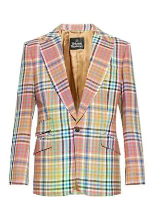VIVIENNE WESTWOOD Checked Pocket Blazer - Pink