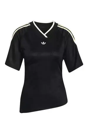 Adidas Rouched V-neck T-shirt - Black