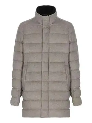 Herno Padded High-neck Coat - Grey