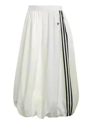 Adidas Balloon Stripe Long Skirt - Neutrals