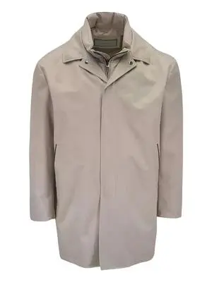 Canali Collared Outerwear - Neutrals