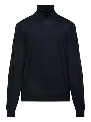 TOM FORD Knitted Roll-neck Sweater - Black