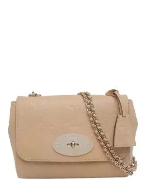 Mulberry Turn Lock Small Lily Shoulder Bag - Neutrals