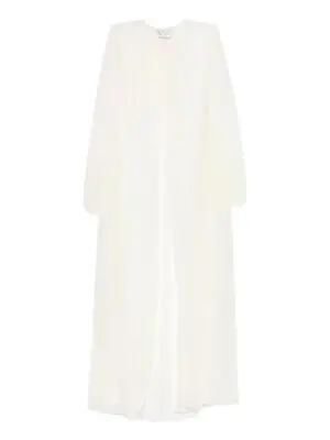 FORTE_FORTE Long-sleeved Coat - White