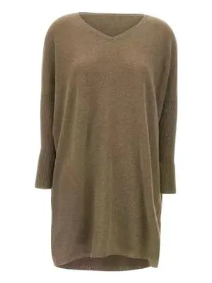 NOT SHY Bella V-neck Sweater - Green