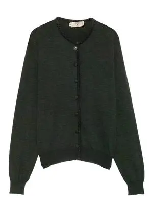 Valentino Garavani 1980s Buttoned Cardigan - Green