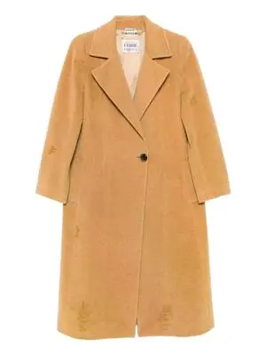 A.N.G.E.L.O. VINTAGE CULT Notched-lapel Wool Coat - Neutrals